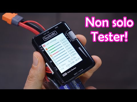 ToolkitRC MC8 Mini Tester Checker Batteria, bilanciatore celle, servo ...