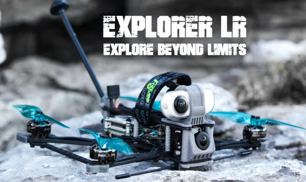 Flywoo Explorer LR4 V2 Analogico Drone Ultra Leggero per FPV Long Range ...